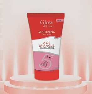 Glow & Clean Glow and Clean Agemiracle Whitening Face Wash - Price in ...