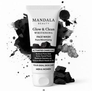 mandala beauty Glow & Clean Charcoal Pure Ascend Face Wash - Price in ...