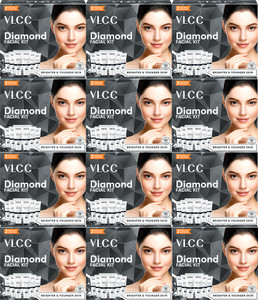 VLCC Diamond Facial Kit - Skin purifying with Parlour Glow - Price in ...