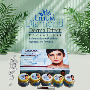 LILIUM Herbal Diamond Facial Kit With Skin Whitening Cream20ml - Price ...
