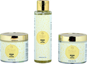 Flower Organics Besan,CurdSkin Brightening,Tan Removing,Oil Balancing ...