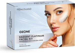 OZONE Radiant Platinum Facial Kit | Radiant, Youthful Skin | 6 Easy ...