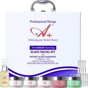 A+ Korean Glass Facial Kit , Suitable For All Types of Skin, Korean ...