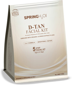 SPRING H2O D-Tan Anti Aging Facial Kit For Whitening With Tan Removal ...