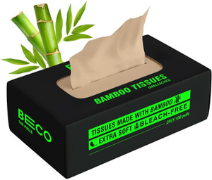 Beco Bamboo Super Soft 2-Ply- 100 Pulls Each, 100% Natural ...