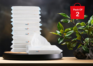 Tshot Facial Tissues, Car Tissue Refill 200 Pulls, 200 Sheets, 2 Ply ...