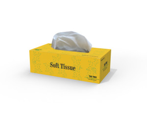 TEE TREE 2 ply Facial Tissues Super Soft & Absorbent 400 Pulls - Price ...