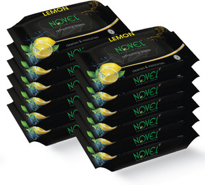 NOVEL Refreshing Wet Wipes (Lemon Fragnance) - Price in India, Buy ...
