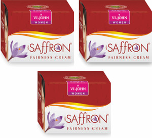 VI-JOHN WOMEN Saffron Advanced Fairness Cream Pack Of 3 Price in India ...