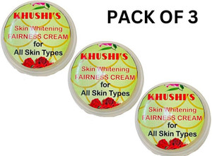 KHUSHI’S Skin Whitening Cream pack of 3 Original Price in India - Buy ...