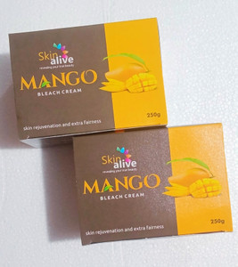 Skin Alive SA Mango Bleach Cream 250g & 250g Combo Pack Price in India ...