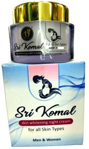 SRI KOMAL Skin Whitening Night Cream (White) Price in India - Buy SRI ...