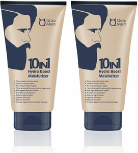 Qraa 10 IN 1 Hydra Boost Moisturizer with 24H Moisturization Combo Pack ...