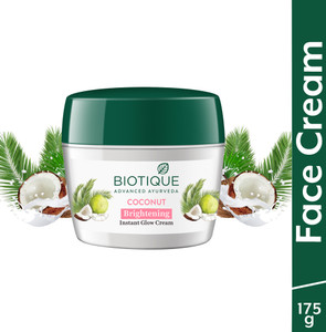 BIOTIQUE Bio Coconut Whitening & Brightening Cream 175Gm Price in India ...