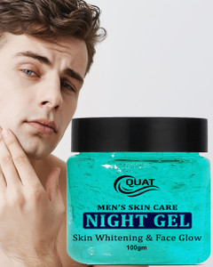 QUAT Men's Skin Care Night Gel for skin brightening and radient glowing ...