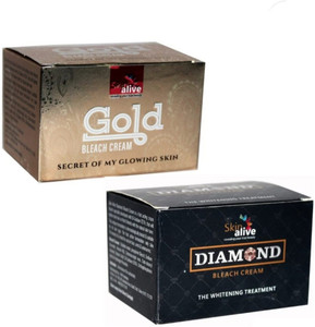 Skin Alive Gold & Diamond Bleach cream ( 150 ) ML Price in India - Buy ...