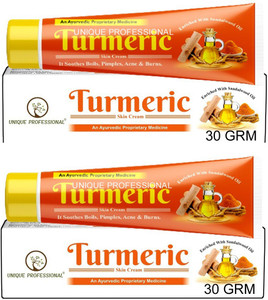 UNIQUE PROFESSIONAL TURMERIC SKIN CREAM 30 GR PACK OF 2 Price in India ...