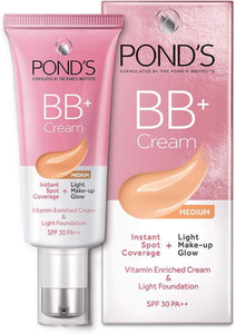 POND's Bb+ Cream Lightweight Natural Foundation For Even Skin Tone,With ...