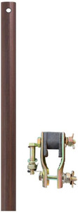 HAPPY-E Ceiling Fan Down Rod With Duty Steel Ceiling Hook Attachment ...