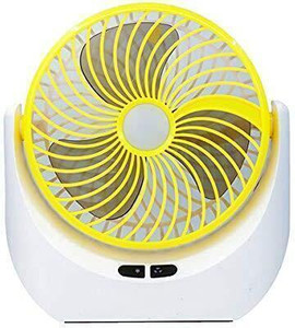 seasons High Speed Rechargeable Table Fan with LED Light, For Home ...