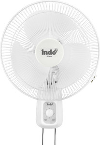Indo 16" High Speed Wall Fan ALPHA | 110 Watts | 3 speed Controls| 2 ...