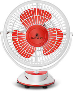 royalry Table Fan For Home, Kitchen, Office, White, 300mm, High Speed ...