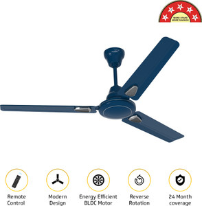 V-Guard Windle Deco BLDC 5 Star 1200 mm 3 Blade Ceiling Fan Price in ...