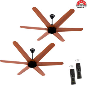 oceco Hexo Oak Wood 1200mm Combo with 3 Year Warranty BLDC Motor with ...