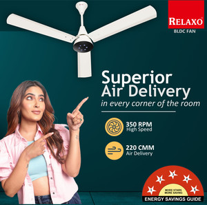 Relaxo Legend BLDC With Light 36 Months Warranty 5 Star 1200 mm 3 Blade ...
