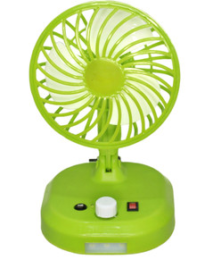 DEGNO High Speed Rechargeable battery mini Fan with LED light charging ...
