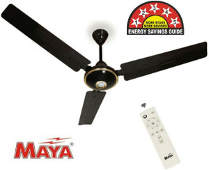 MAYA 5 Star Rated 1200 mm Super Eco Tech BLDC Ceiling Fan with Remote 5 ...