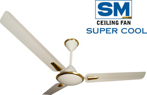 sm luxury SUPER COOL 1200 mm 3 Blade Ceiling Fan Price in India - Buy ...