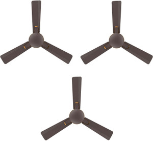 Crompton AURA2 Prime ANTIDUST Pack of 3 with 5 Year Warranty Anti Dust ...