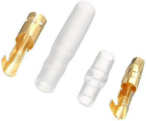 Auto-Ex 25 Set Male Female Bullet Connector Wire Colour Terminal Brass ...
