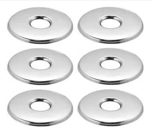 CTM Pack of 6 Wall Flange/ CP Caps used for all taps Faucet Set Price ...