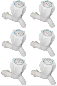 GrahLogy by POLO 6Pc Plastic Water Tap for Bathroom Kitchen Sink Wash ...