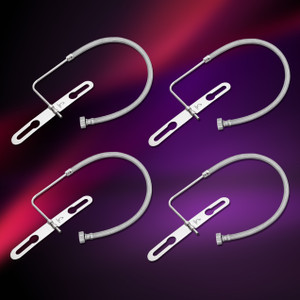 CUROVIT SS 304 Grade American Standard Jet Spray Set of 4 with SS ...