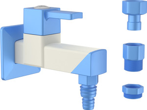 R. N. PTMT Plastic Washing Machine Tap with 4 Adjustments for Kitchen ...