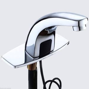 Redcroc Automatic Touch Less Hand-Free Sensor Swan Neck Pillar Tap ...