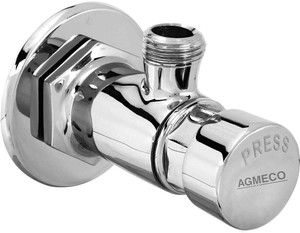 AGMECO Pressmatic Angular Stop Valve (For Urinal Flush) Suitable for ...