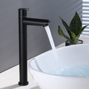 MAYUR ÖCICH COUNTER TOP PILLAR TAP 12 INCHES [TALL BODY] BRUSHED SILVER ...