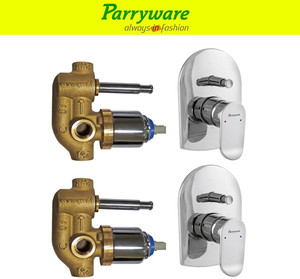 Parryware Alpha high conceald diverter body + upper trim set of 2 pic ...