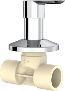 R. N. Brass Stop Cock Faucet with Concealed CPVC with with Flange ...