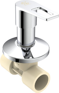 R. N. CPVC Concealed with Brass Stop Cock With Flange | Stop Valve Tap ...