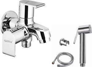 Ramya METRO 2 Way Bib Cock Tap With Soft Health Faucet Set For Kitchen ...