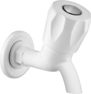 Sparsh Pearl ET-101 PTMT Neo Bib Cock Full Turn With Flange for Kitchen ...