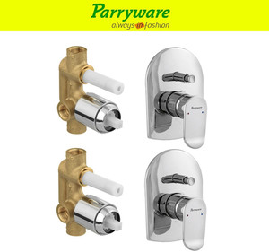 Parryware Alpha conceald diverter body + upper trim set of 2 pic 412 ...