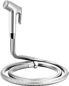 KURIC ABS Health Faucet with 1 Meter Flexible SS Hose Pipe and Wall ...