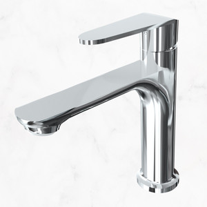 iBELL IBL 08-Z1 Triangular Pillar Wash Basin Tap – Polished Chrome ...