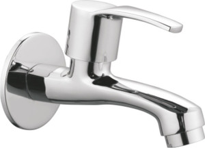 OriPlast Plush Metal Finish Long Body Water Tap|Stainless Steel Wall ...